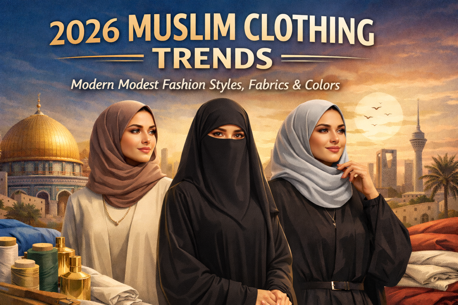2026 Muslim Clothing Trends: Urban, Casual & Arabic Abaya Styles ...